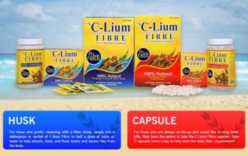C-Lium Fiber Benefits (Husk or Capsules)