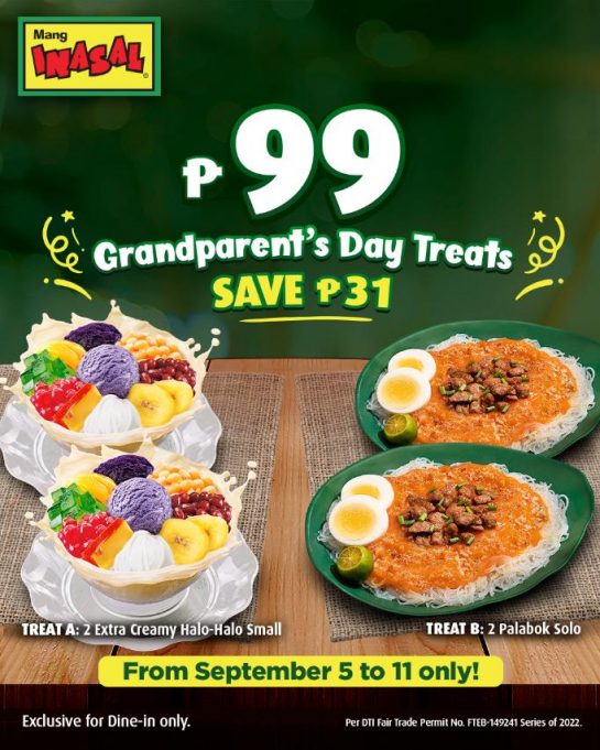 Grandparents get a week-long treat from Mang Inasal - Mommy Iris | Top ...