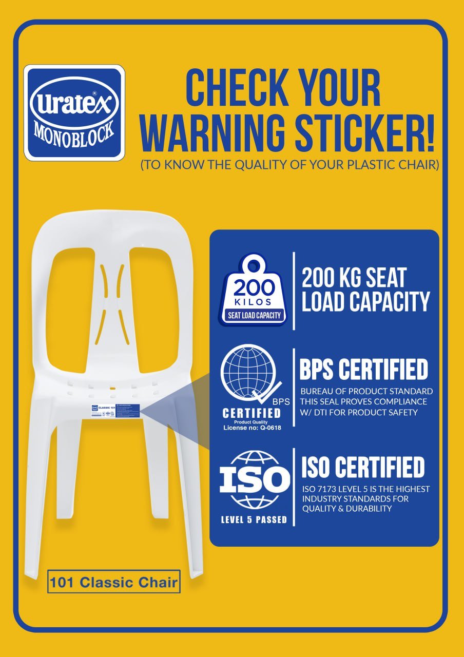 Uratex Monoblock - Warning Sticker - Mommy Iris | Top Lifestyle Blogger ...