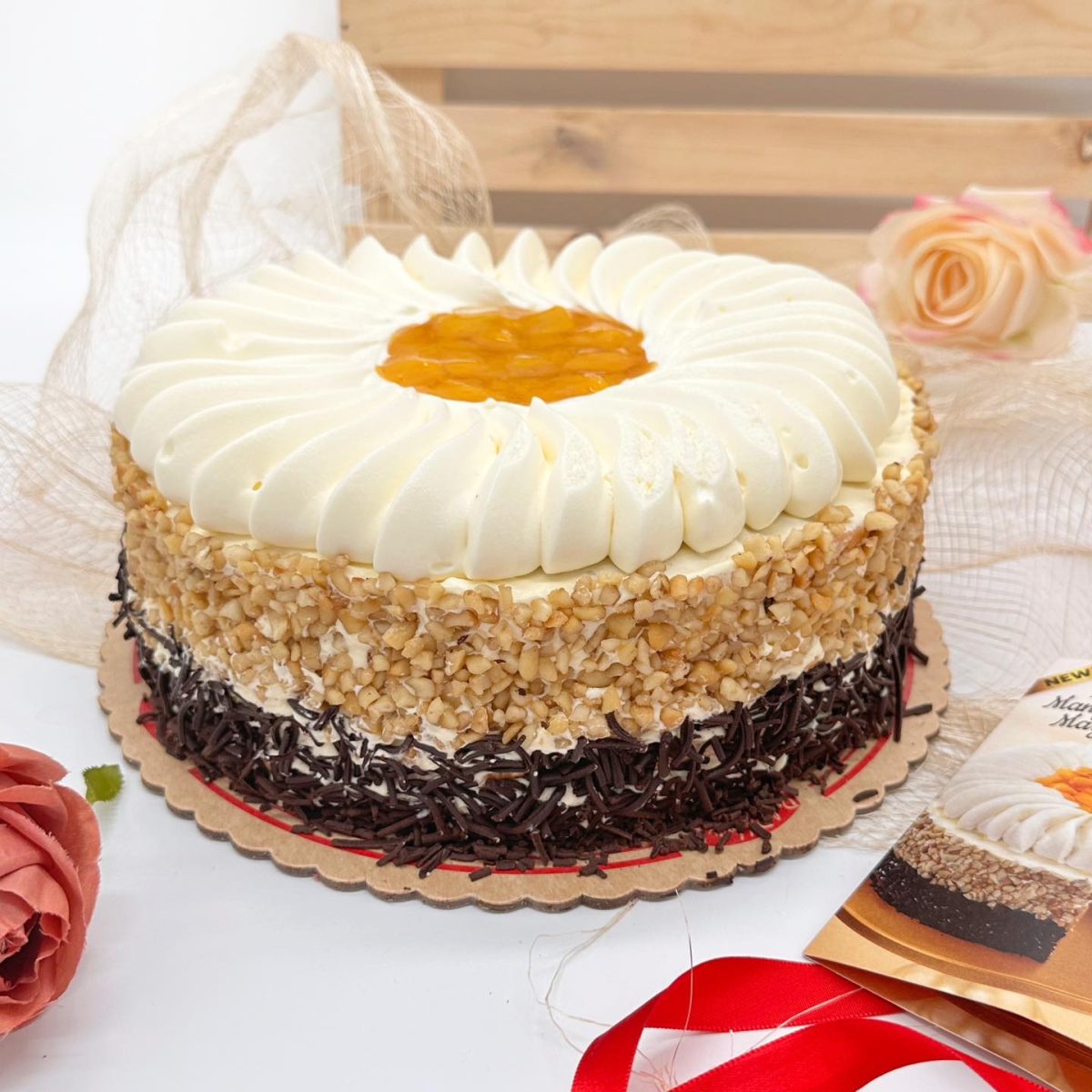 Red Ribbon brings you the New Mango-Choco Marjolaine, their most ...