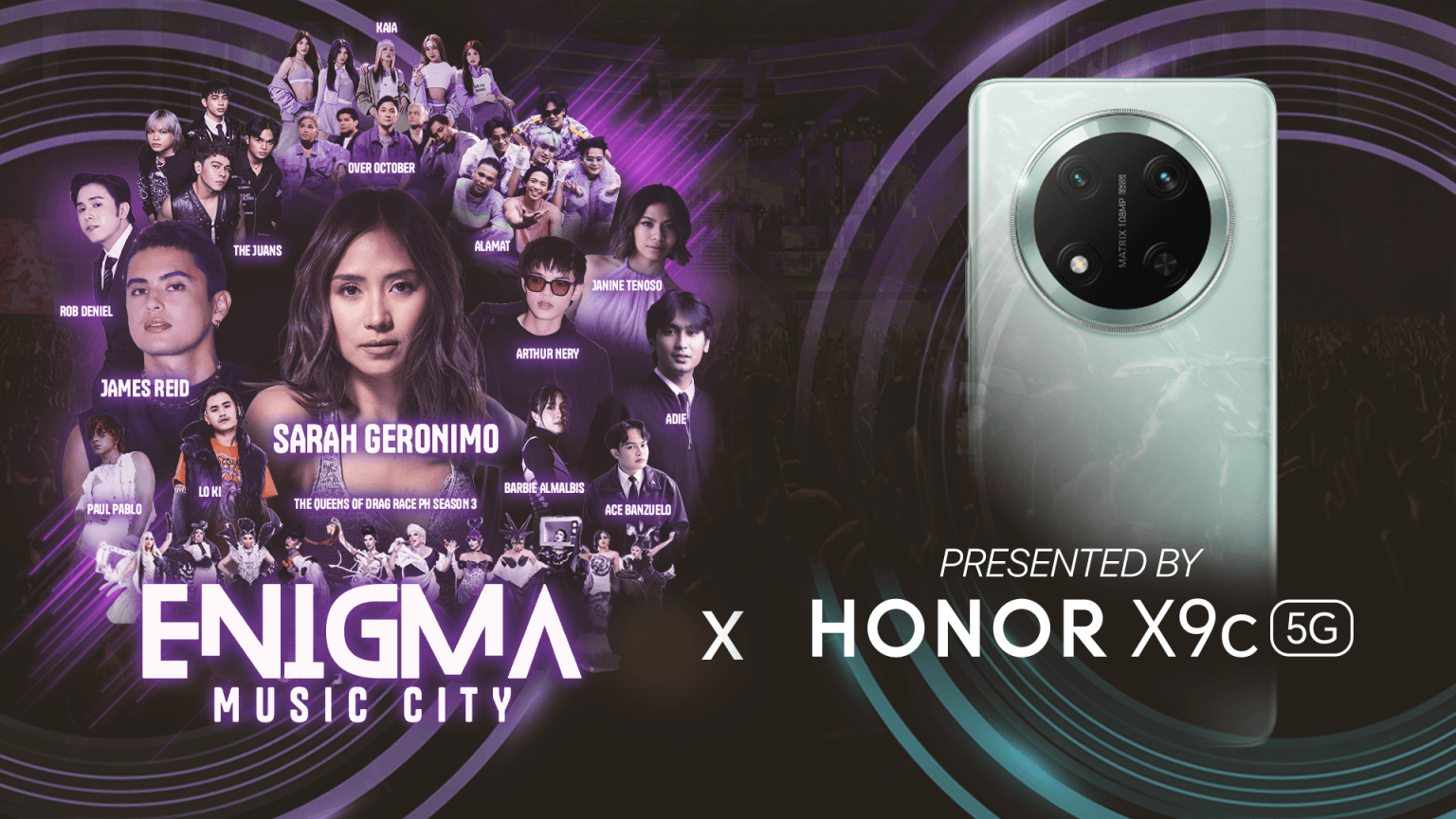 Sarah Geronimo and James Reid to highlight Enigma Music City powered by HONOR X9c 5G - Mommy ...