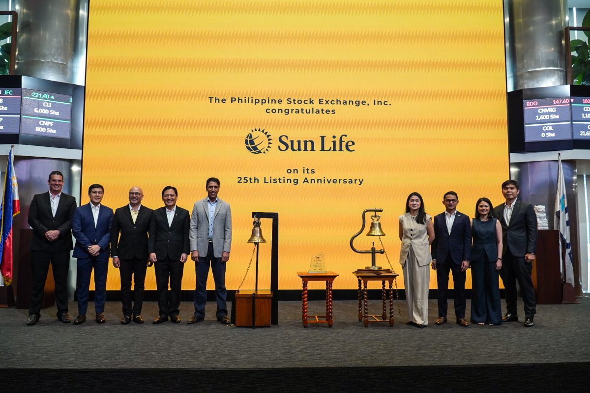 Sun Life Celebrates 25th Year on the Philippine Stock Exchange with ...
